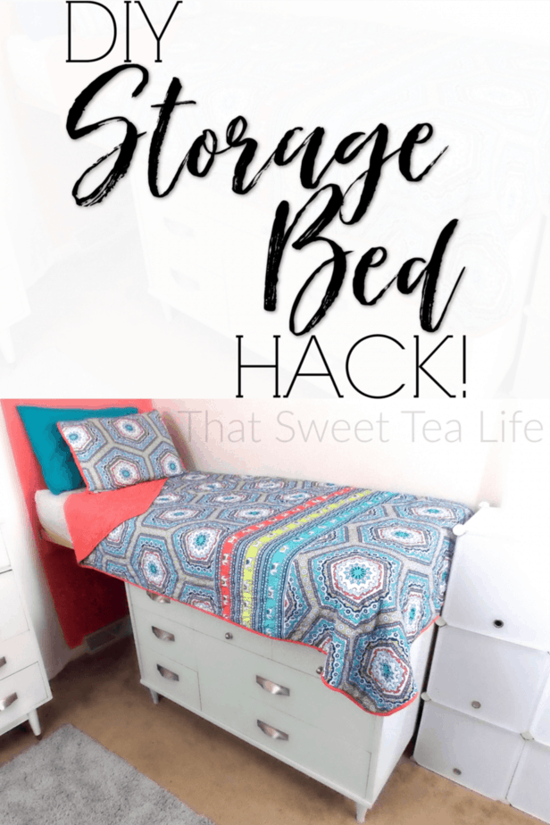 The DIY Storage Bed Hack You won't Believe! • That Sweet Tea Life