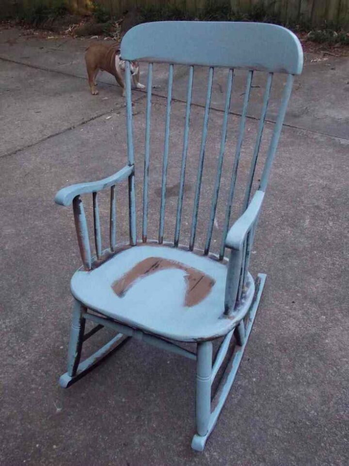 How to do a Rocking Chair Upcycle in 5 Easy Steps • That Sweet Tea Life