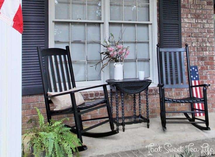 Painted Rocking Chair: A DIY You Can Do! • That Sweet Tea Life