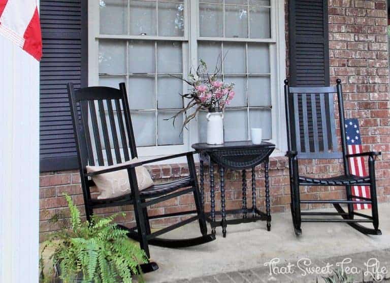 Painted Rocking Chair: A DIY You Can Do! • That Sweet Tea Life