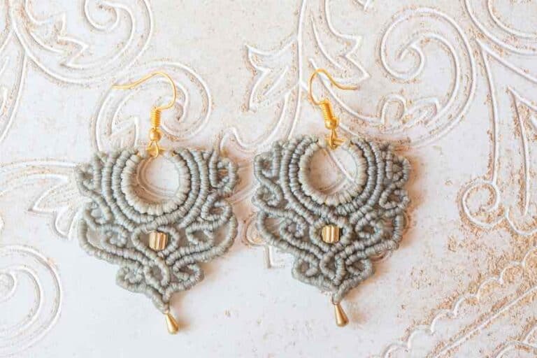 How to Make Macrame Earrings: Fun, Easy, And Beautiful • That Sweet Tea ...