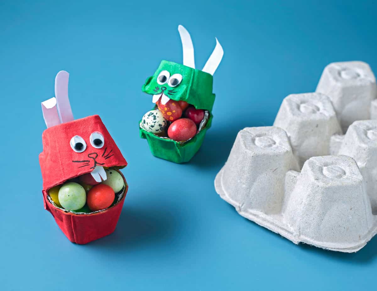 Egg Carton Crafts: Creative Ideas for Upcycling Egg Containers • That ...