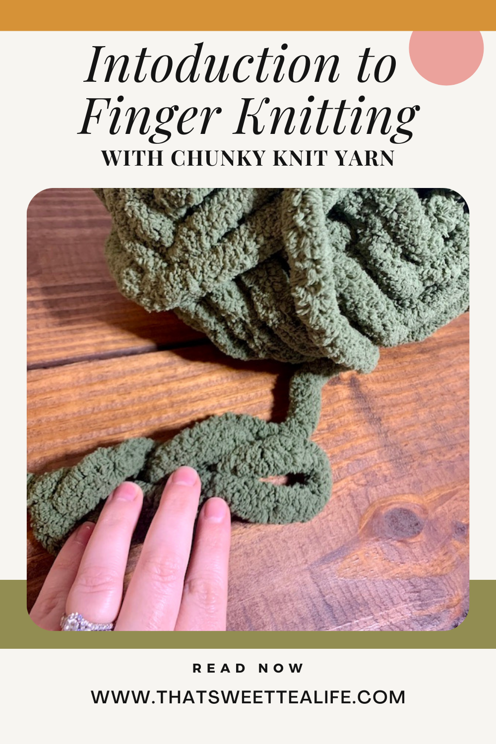 Finger Knitting 101 A Beginners Guide To Finger Knitting With Chunky