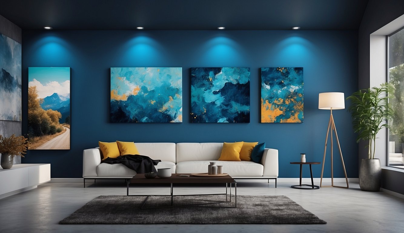 Blue Wall Decor Essentials: Elevating Your Space with Style • That ...
